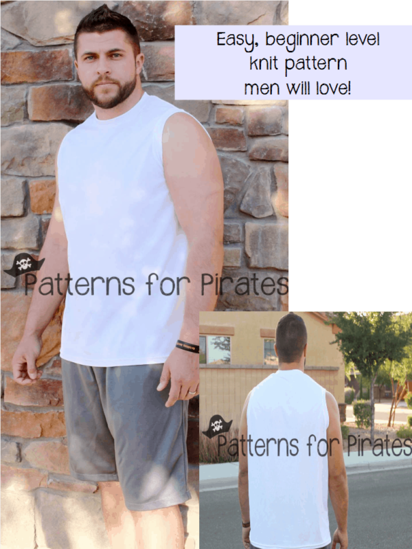 Men's Muscle Tank - Patterns for Pirates