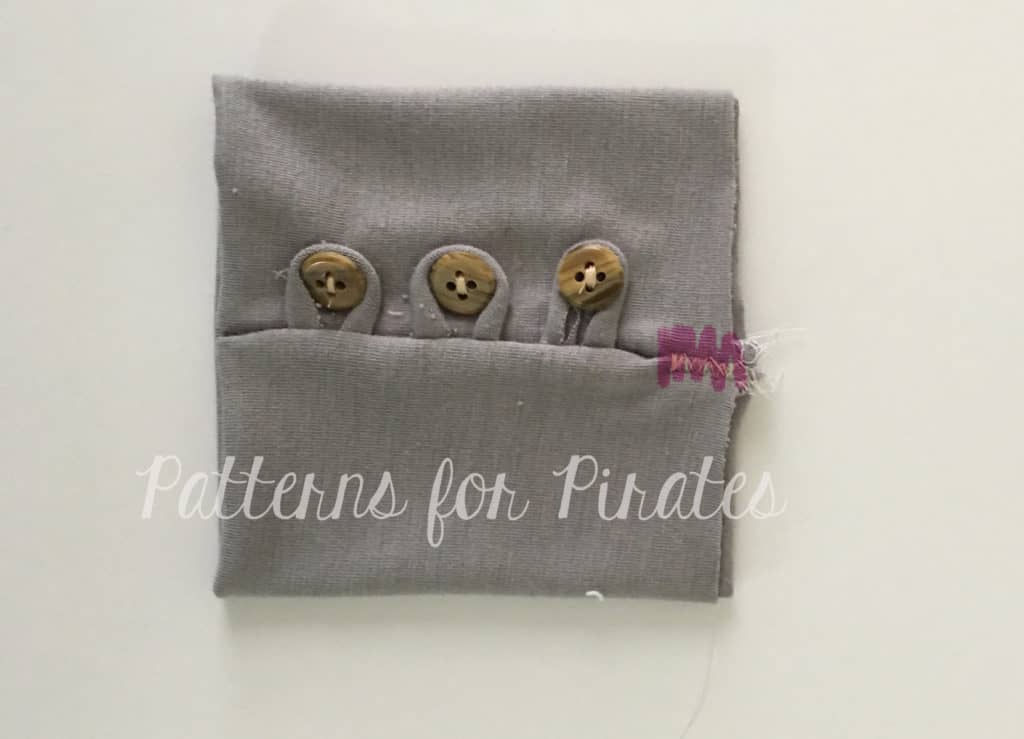 Button Cuff Hack! - Patterns for Pirates