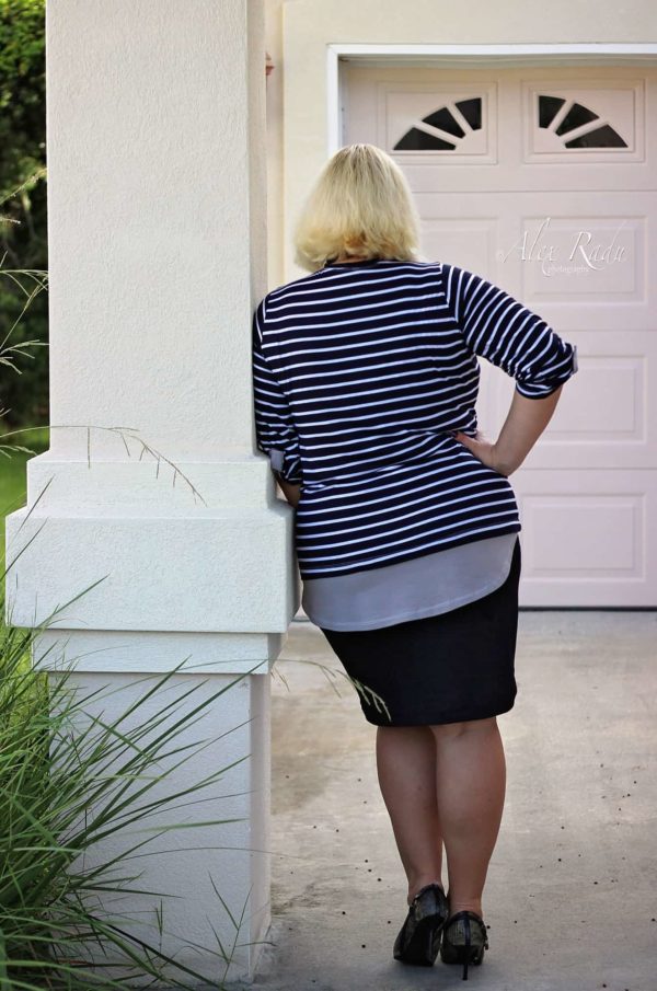 How to Sew a Faux Layered Look using Just One Pattern - Patterns for ...