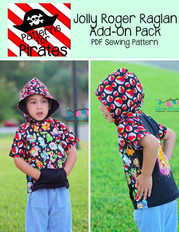 Jolly Roger Raglan Add on Pack - Patterns for Pirates