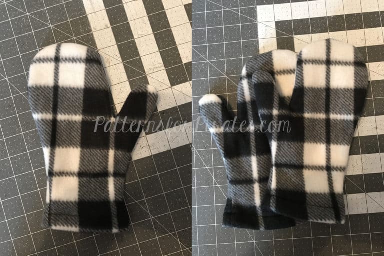 2016 Holiday Freebies: Fleece Mittens Pattern! - Patterns for Pirates