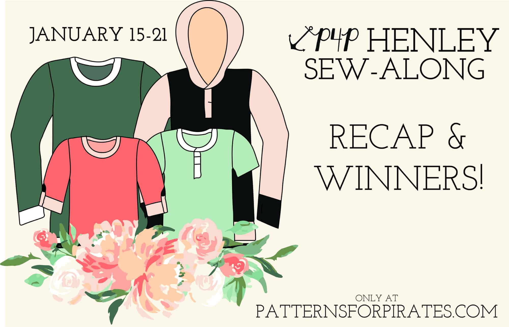 P4P Henley Sew-Along | Recap + Winners! - Patterns for Pirates