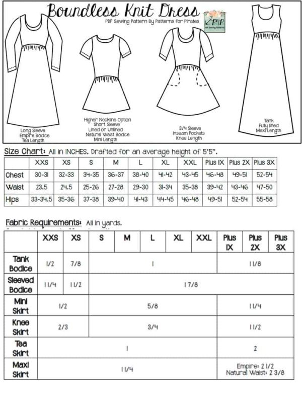 Boundless Knit Dress - Patterns for Pirates