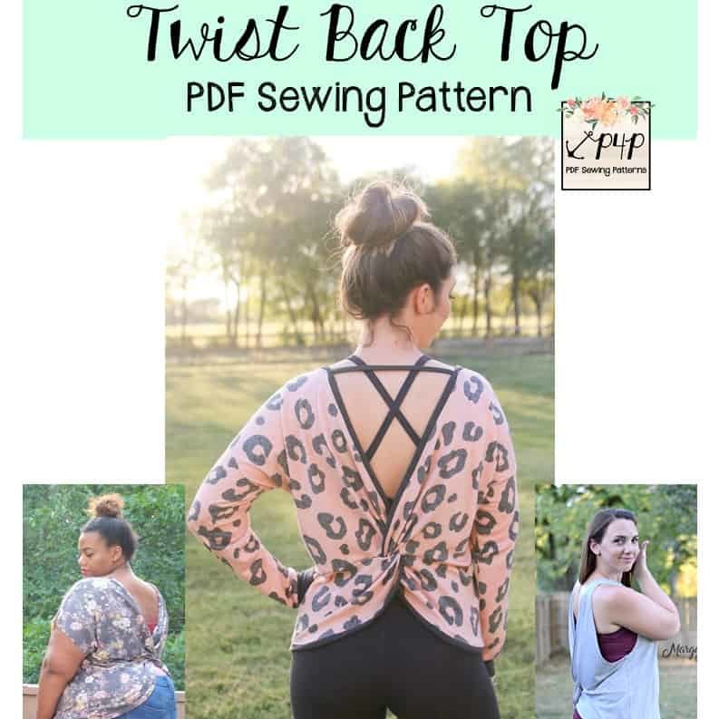 Twist Back Top :: New Pattern Release! - Patterns for Pirates