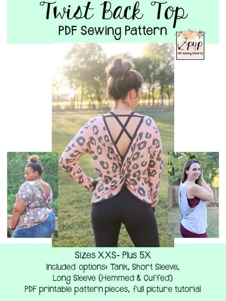Twist Back Top - Patterns for Pirates