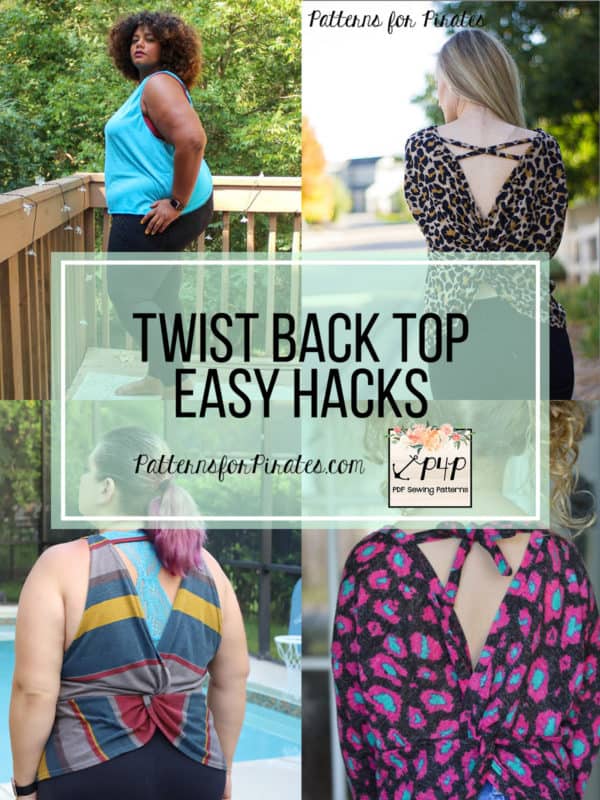 Twist Back Top Easy Hacks - Patterns for Pirates