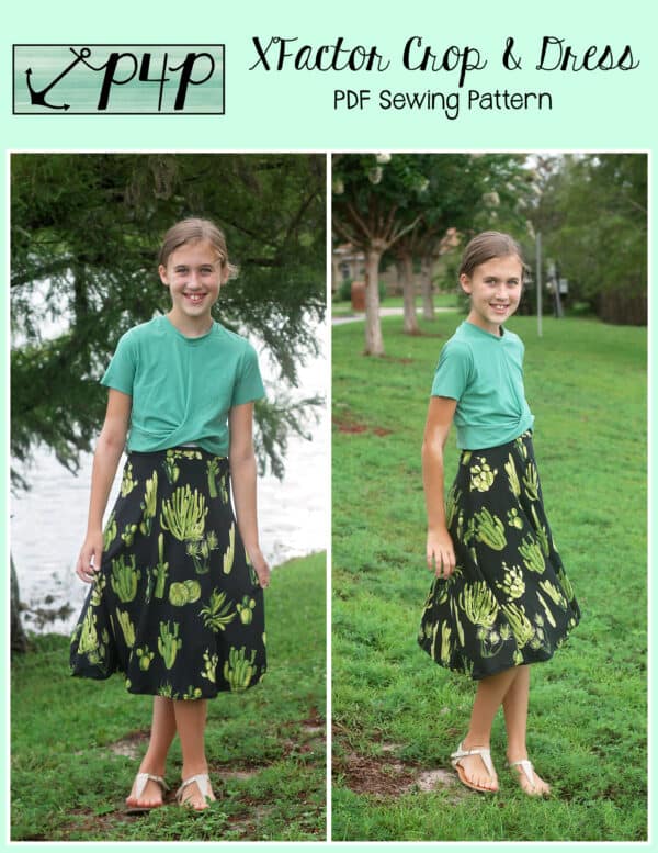 X Factor Crop & Dress- Youth - Patterns for Pirates