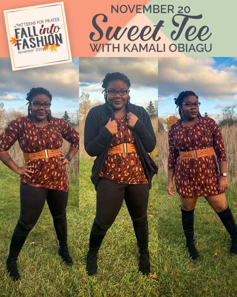 Fall Into Fashion - November 20 :: Sweet Tee - Patterns for Pirates