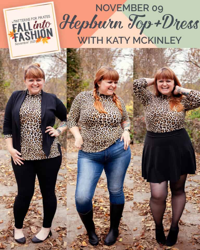 Fall Into Fashion - November 9 :: Hepburn Top + Dress - Patterns for ...