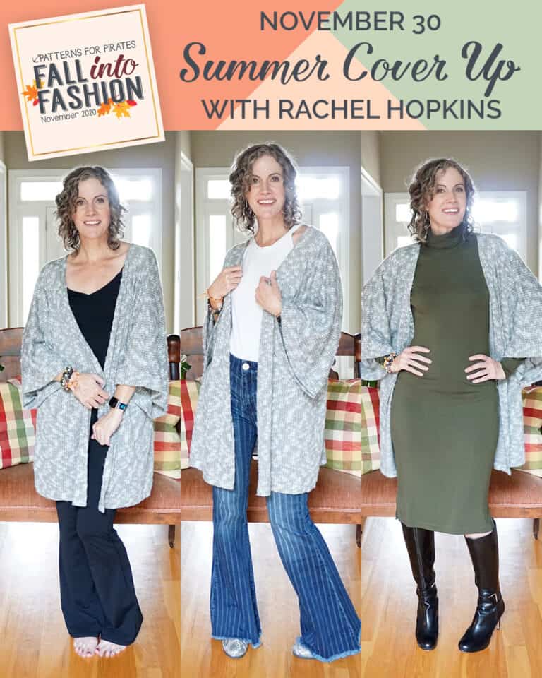 Fall Into Fashion - November 30 :: Summer Cover Up - Patterns for Pirates