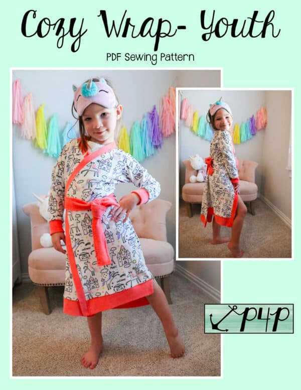 Cozy Wrap- Youth - Patterns for Pirates