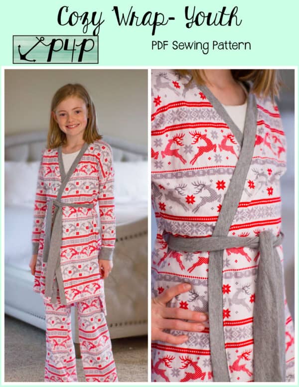 Cozy Wrap- Youth - Patterns for Pirates