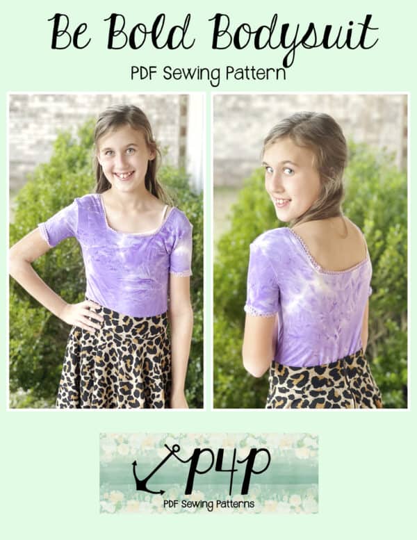 Be Bold Bodysuit- Youth - Patterns for Pirates