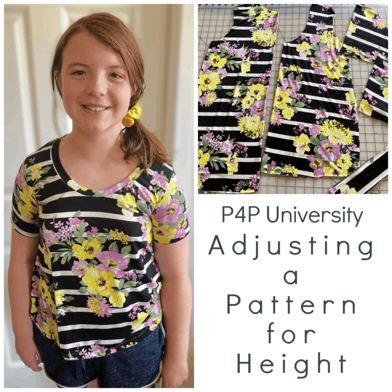 P4P University- Adjusting a Top Pattern for Height - Patterns for Pirates