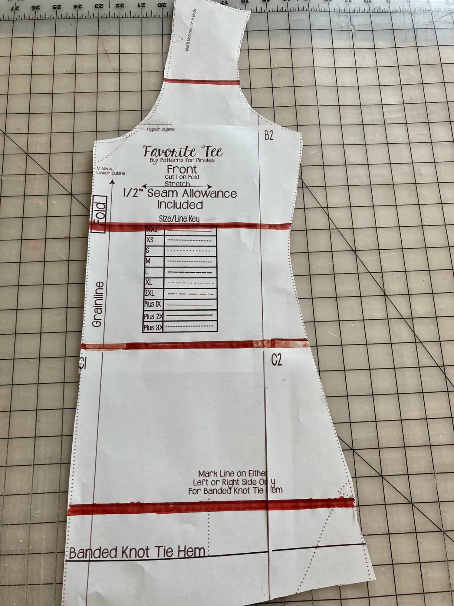 P4P University- Adjusting a Top Pattern for Height - Patterns for Pirates