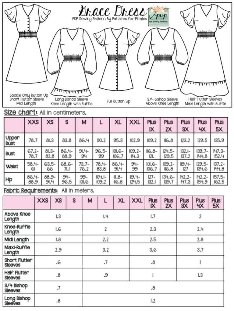 Grace Dress - Patterns for Pirates
