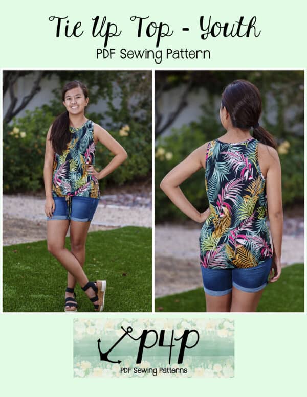 Tie Up Top- Youth - Patterns for Pirates