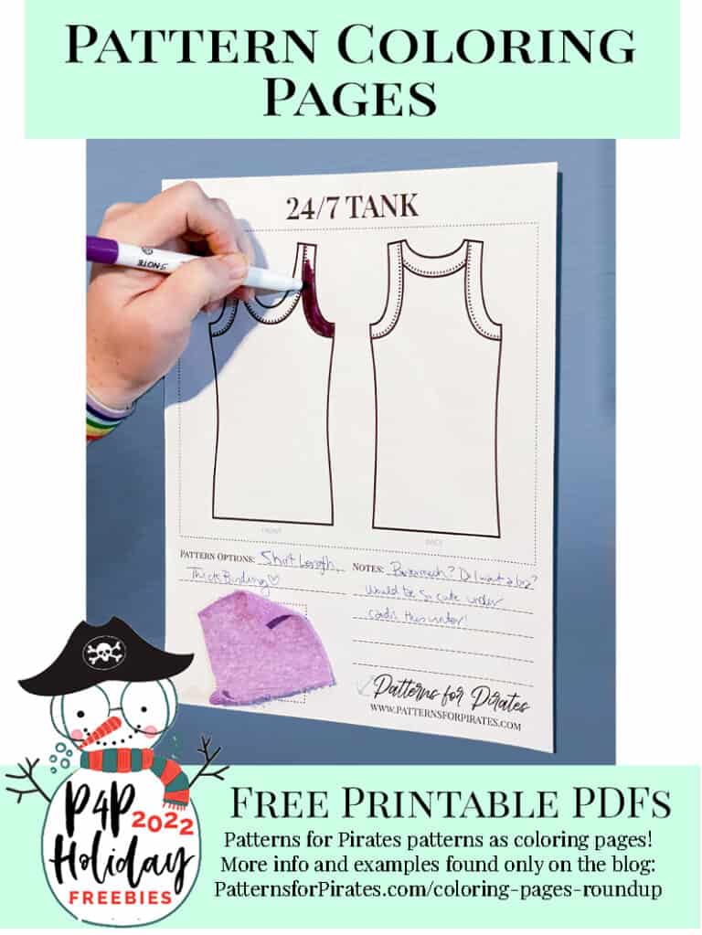 Free P4P Pattern Coloring Pages - Patterns for Pirates