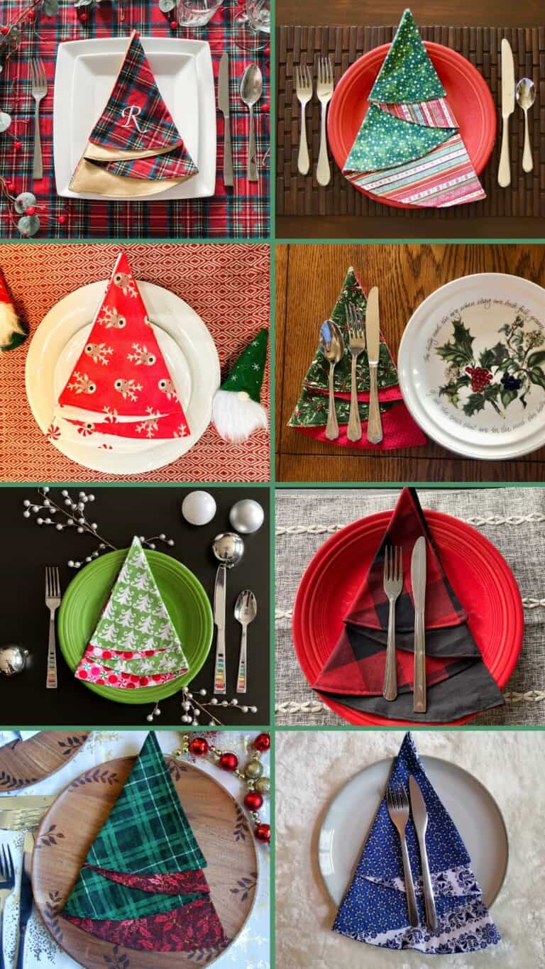 2022 Holiday Freebies :: Merry Napkins - Patterns for Pirates