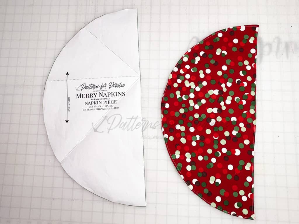 2022 Holiday Freebies :: Merry Napkins - Patterns for Pirates