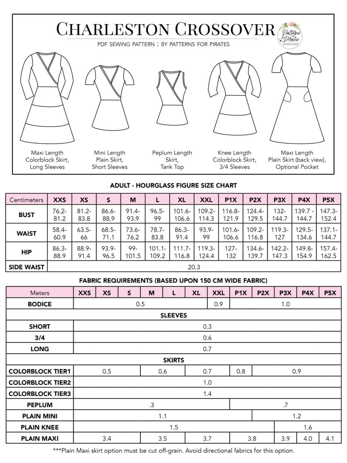 Charleston Crossover - Patterns for Pirates