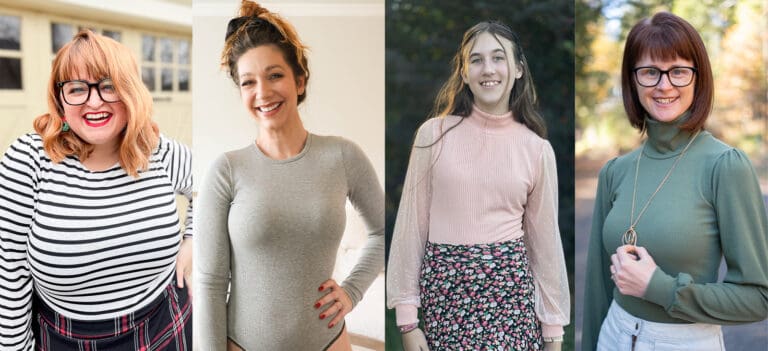 New Pattern Release :: Bacall Bodysuit + Sophia Pencil Skirt - Patterns ...