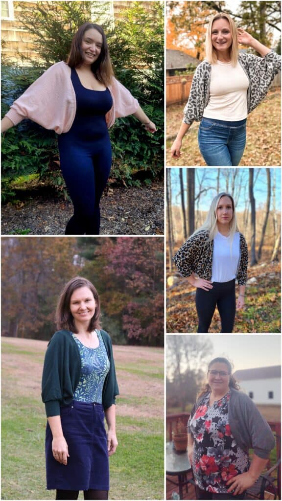 2023 Holiday Freebies :: Snowfall Shrug - Patterns for Pirates