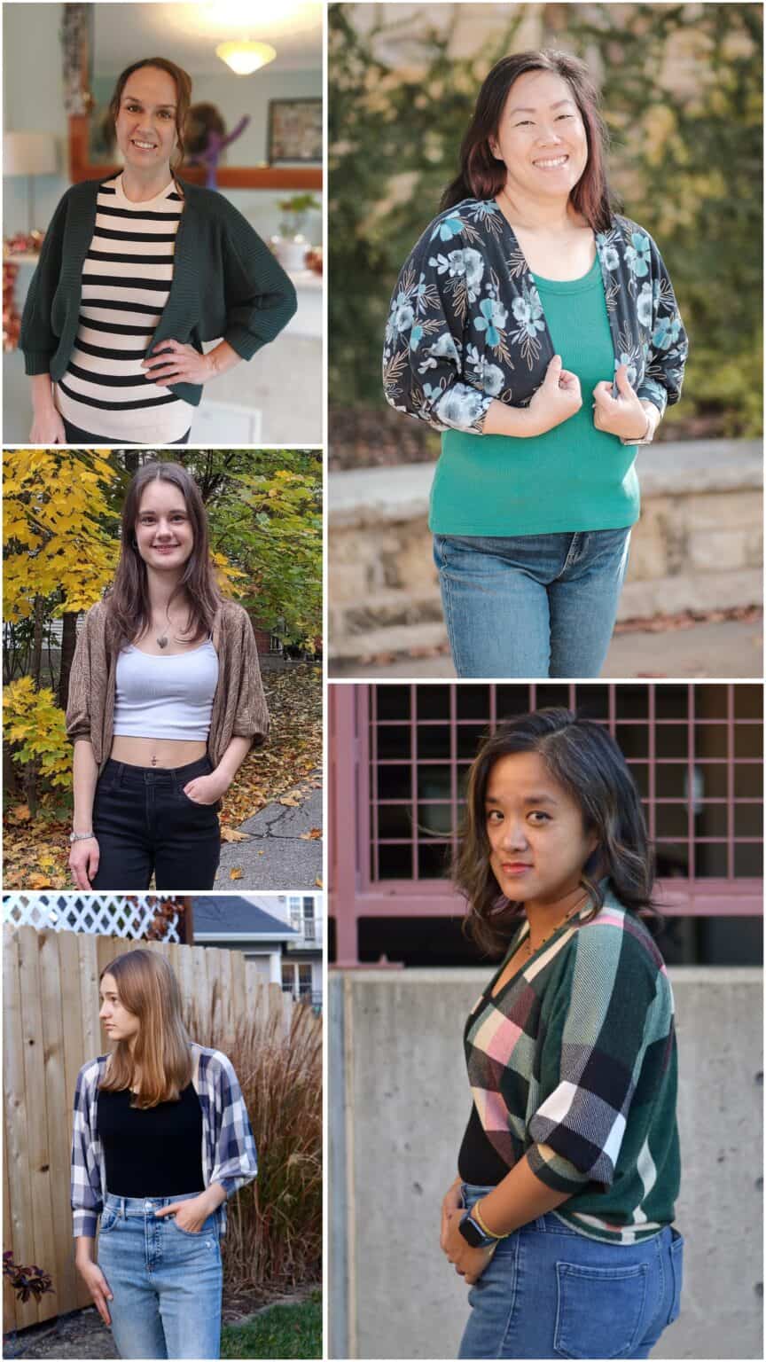 2023 Holiday Freebies :: Snowfall Shrug - Patterns for Pirates