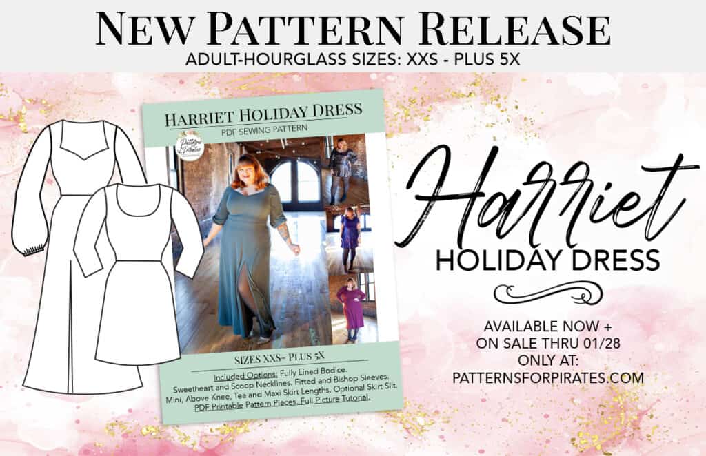 New Pattern Release :: Harriet Holiday Dress - Patterns for Pirates