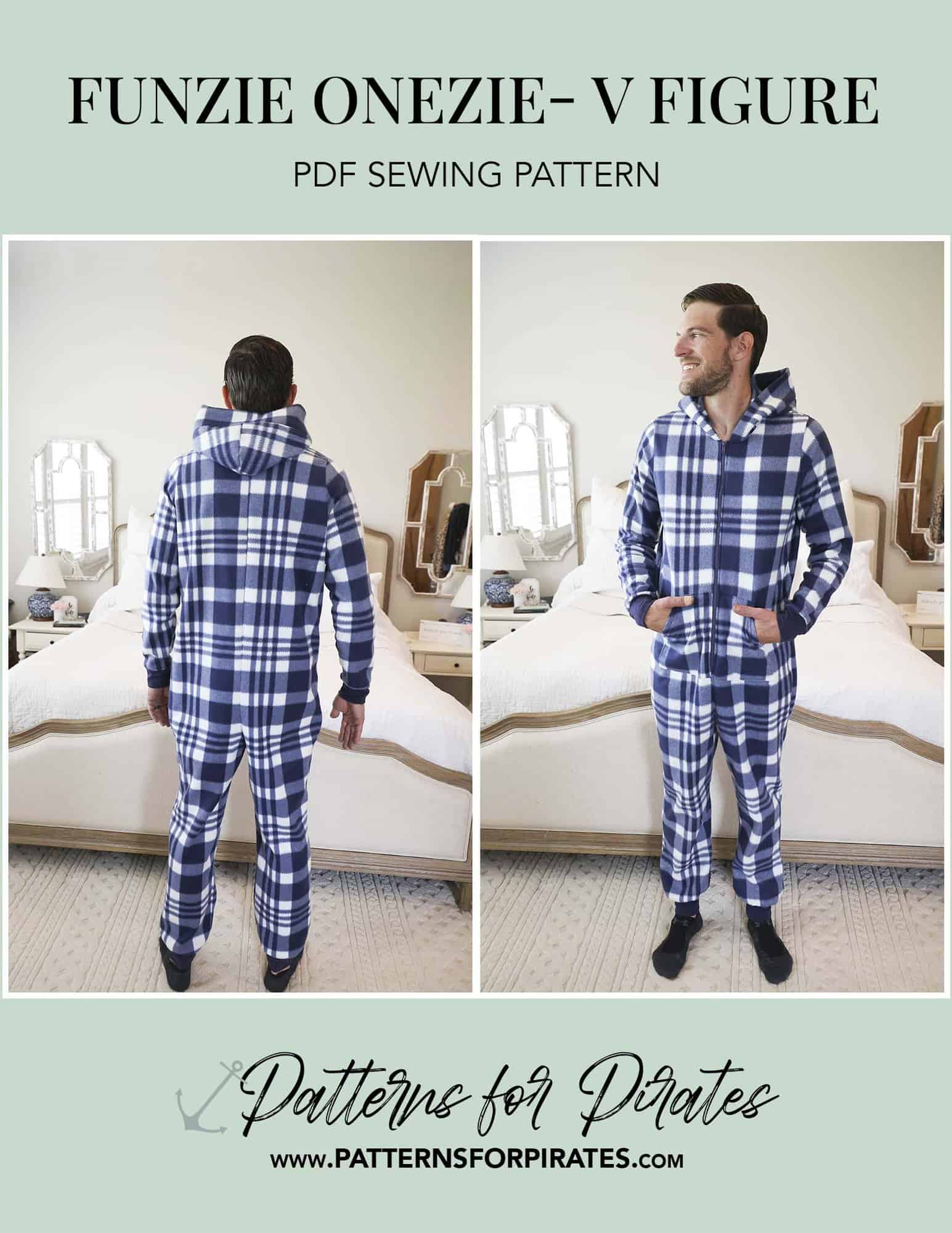 Funzie Onezie - V Figure - Patterns for Pirates