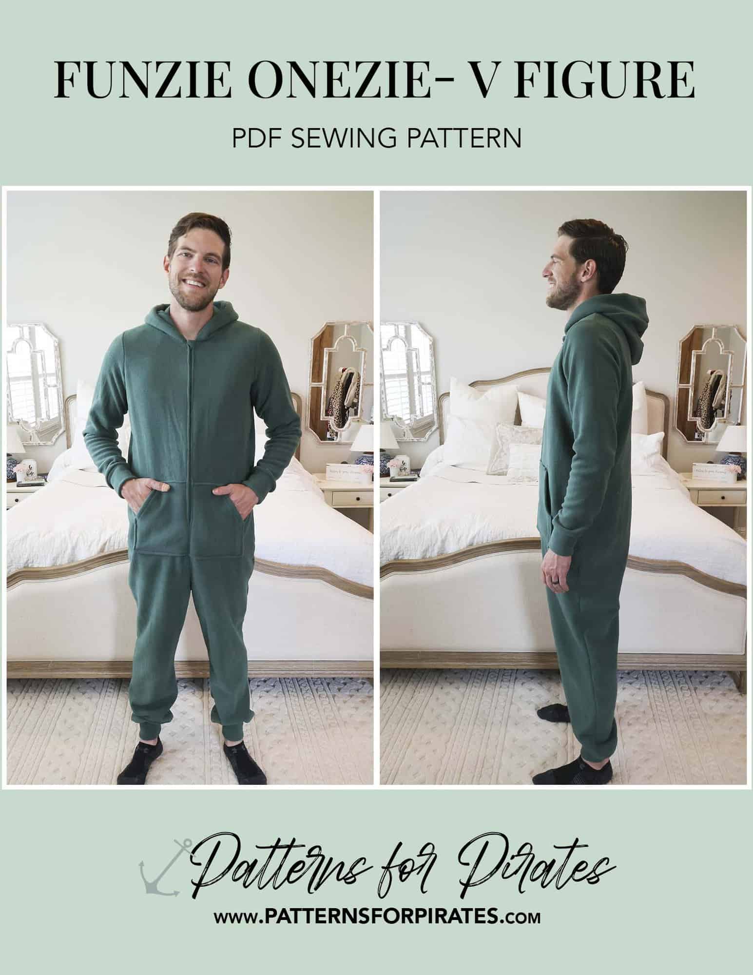 Funzie Onezie - V Figure - Patterns for Pirates