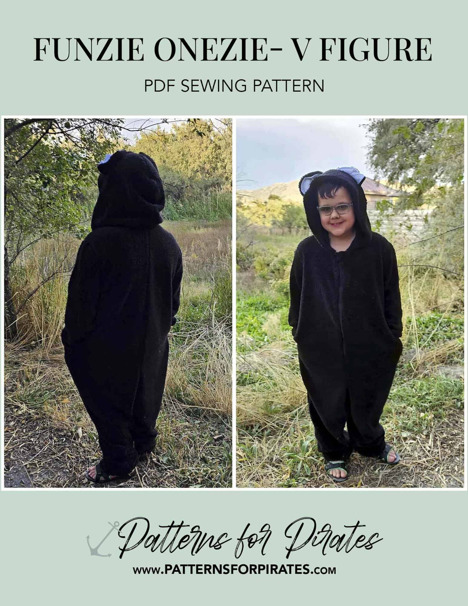 Funzie Onezie - V Figure - Patterns for Pirates